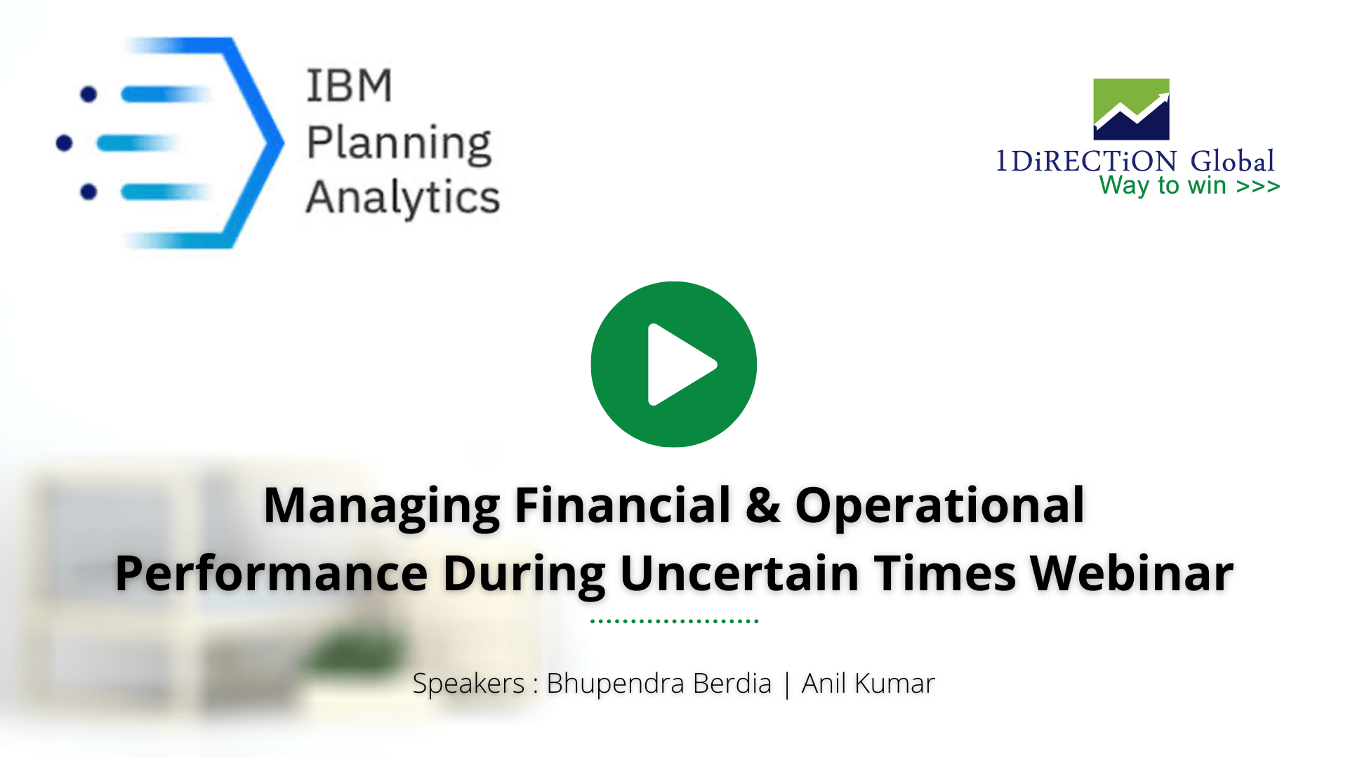 IBM Planning Analytics - 1Direction Global